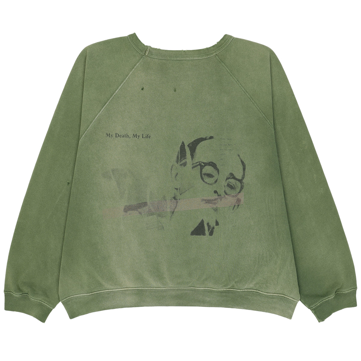 ENFANTS RICHES DEPRIMES (アンファン・リッシュ・デプリメ) - MY DEATH MY LIFE RAGLAN SWEATSHIRT スウェット | cherry ...