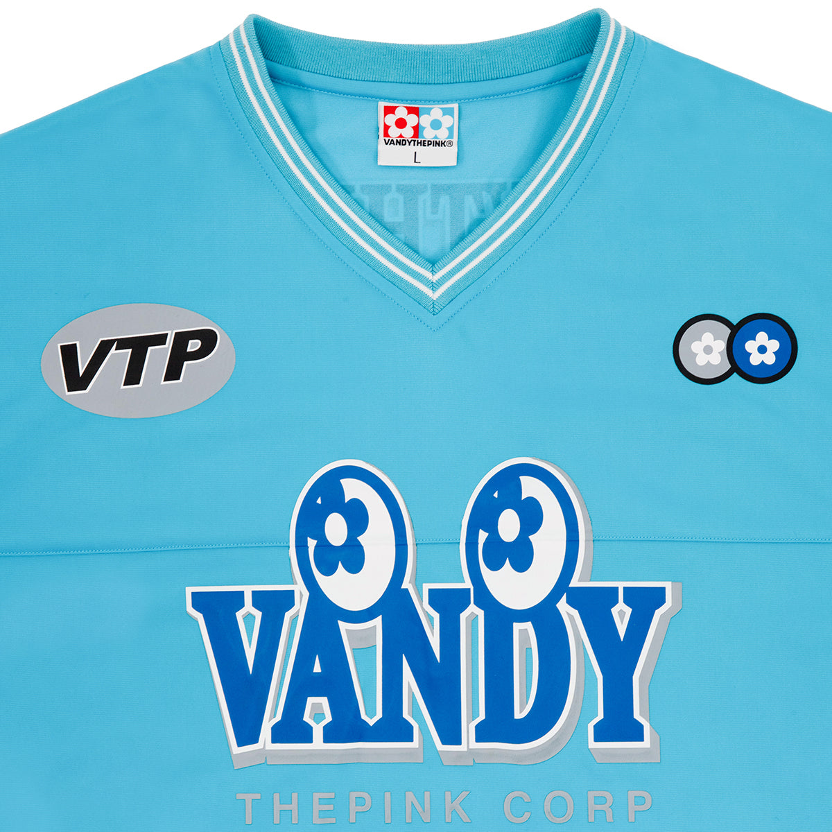 VANDY THE PINK - VANDY CLASSIC LOGO JERSEY BLUE T-shirt | cherry Online ...