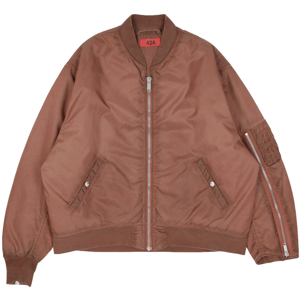 424 (Four Two Four) - 424 Military Bomber Red Bomber Jacket | cherry ...